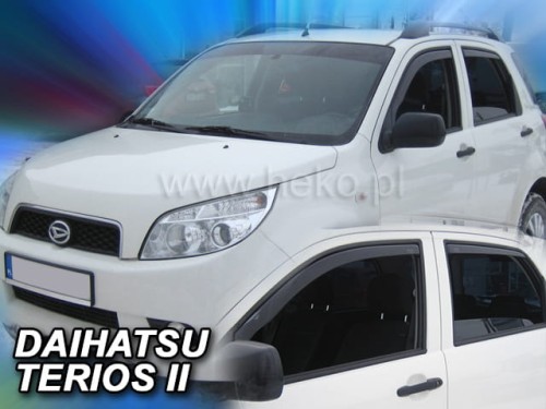 Wind deflectors DAIHATSU Terios II 5d 2006-2013 (front only) HEKO