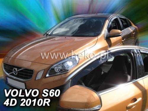 Wind deflectors VOLVO S60 II / V60 I 4d 2010-2018 (front only) HEKO