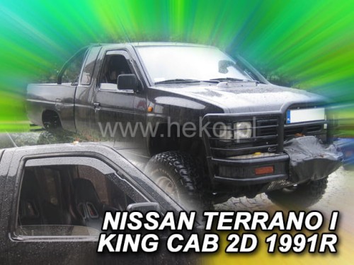 Wind deflectors NISSAN Terrano I 2 / 4d 1987-1995 (front only) HEKO