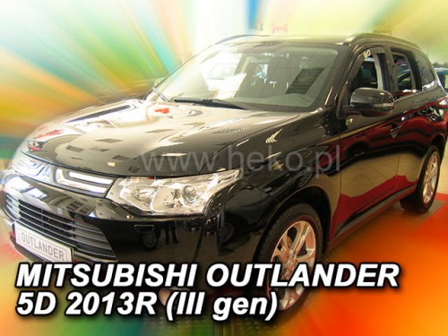Wind deflectors MITSUBISHI Outlander III 5d 2012-2021 (front only) HEKO