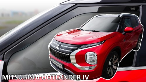 Wind deflectors MITSUBISHI Outlander IV gen. 5d 2021 -> (front only ...